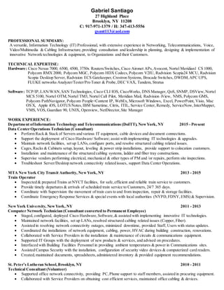 GS_IT_Resume_2015 | DOCX | Computer Networking | Computing