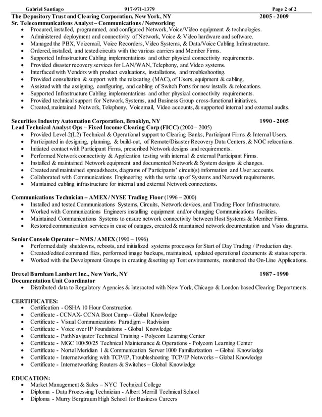 GS_IT_Resume_2015 | DOCX | Computer Networking | Computing