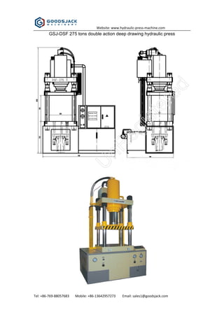 GSJ four column double action deep draw hydraulic press | PDF
