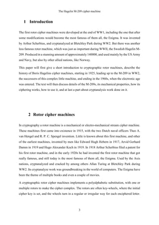 The Hagelin M-209 cipher machine | PDF