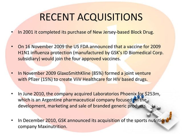 GlaxoSmithKline | PPTX | Pharmaceutical Industry | Industries