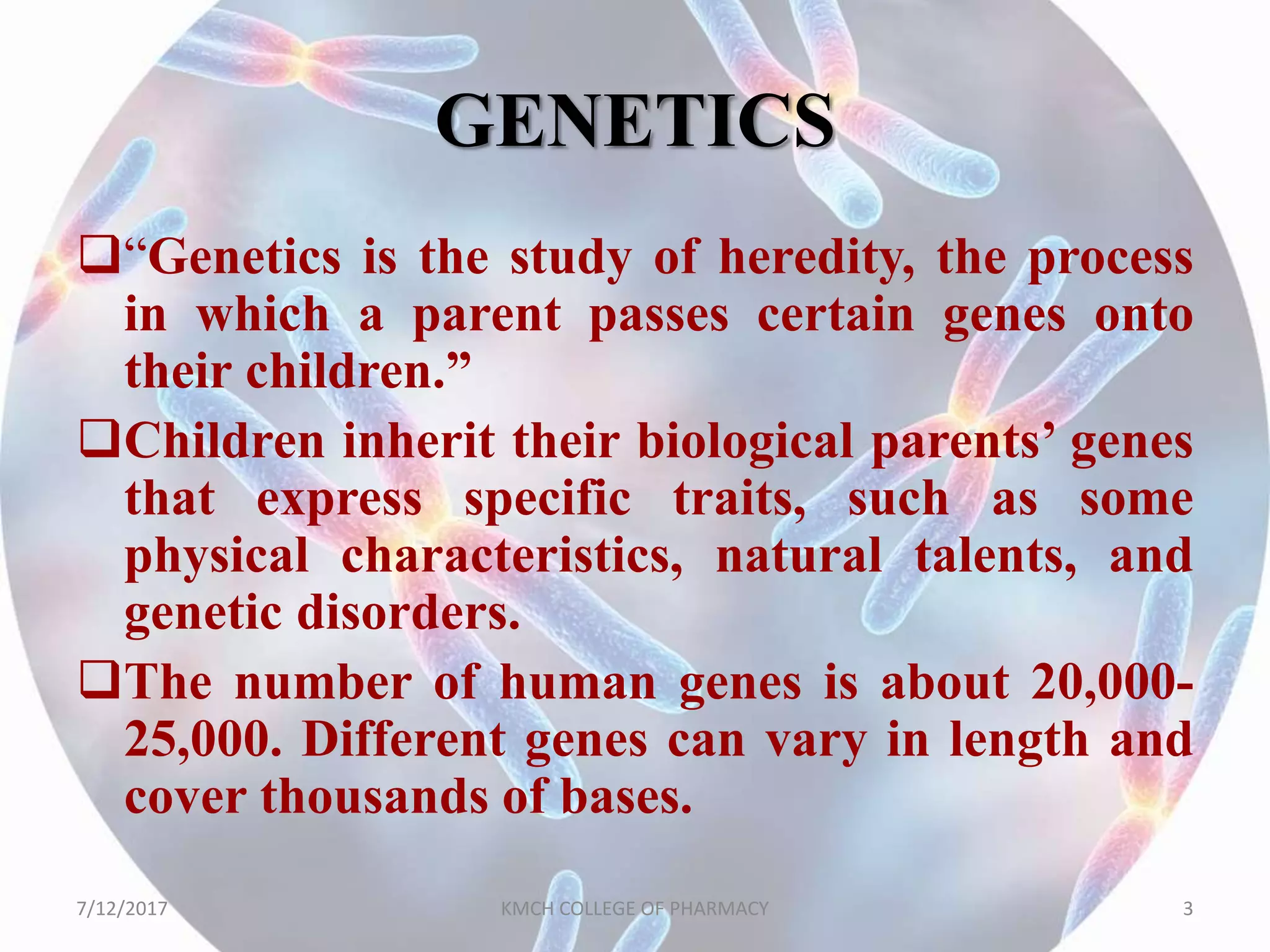 GENETICS- Gene expression and regulations | PPTX