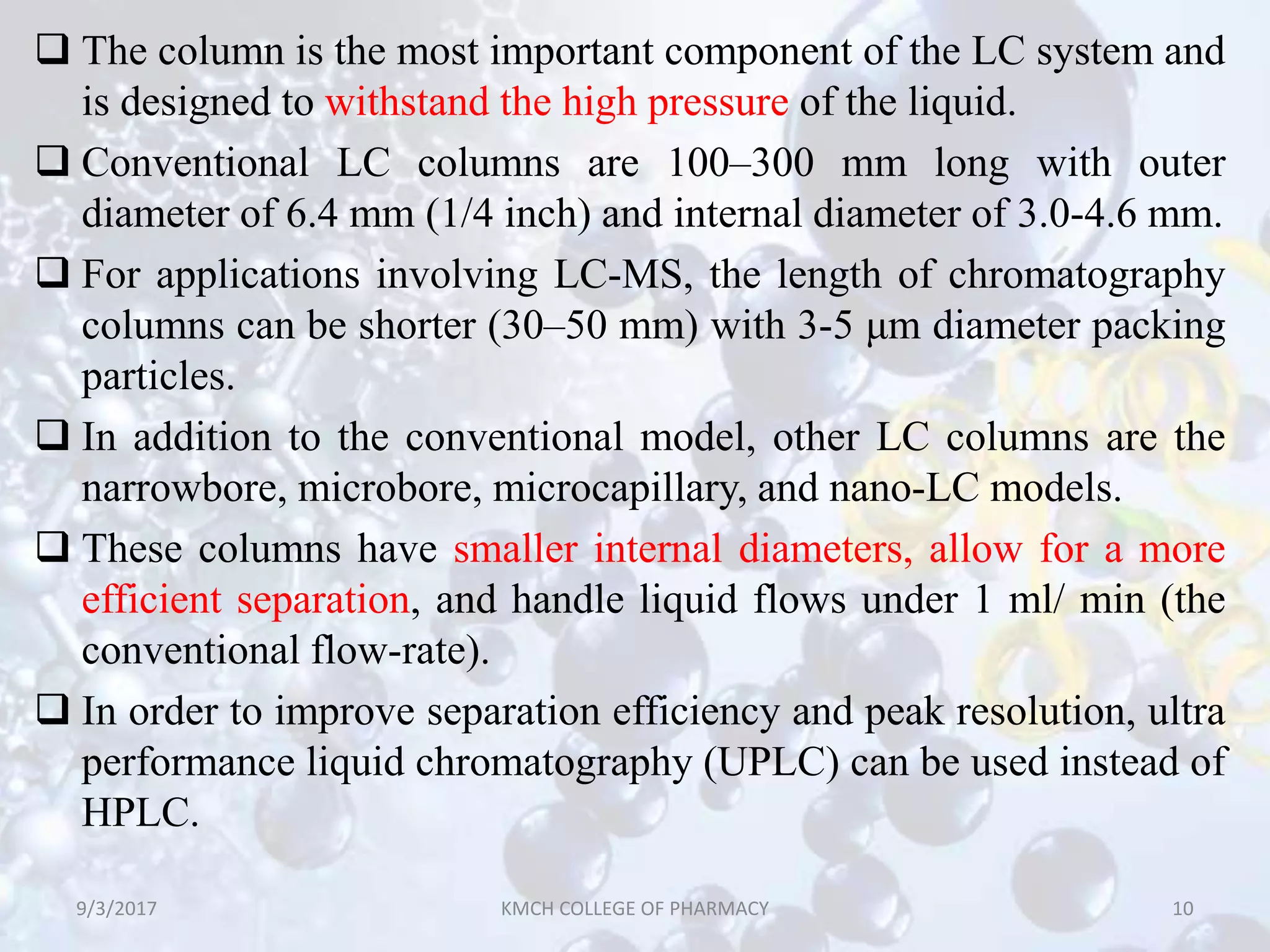 LIQUID CHROMATOGRAPHY-MASS SPECTROSCOPY (LC-MS) | PPTX