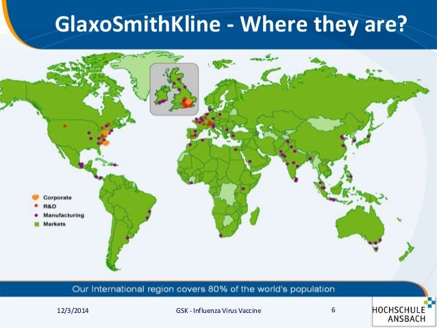 Gsk influenza virus vaccine