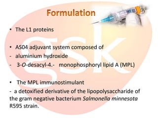 Manufacturing of Cervarix | PPTX