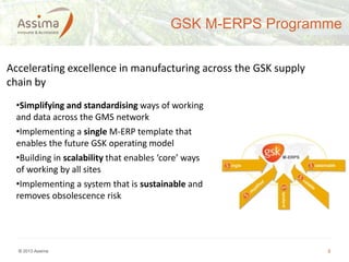 GSK Case Study - Training challenges, approach and tools used | PPTX