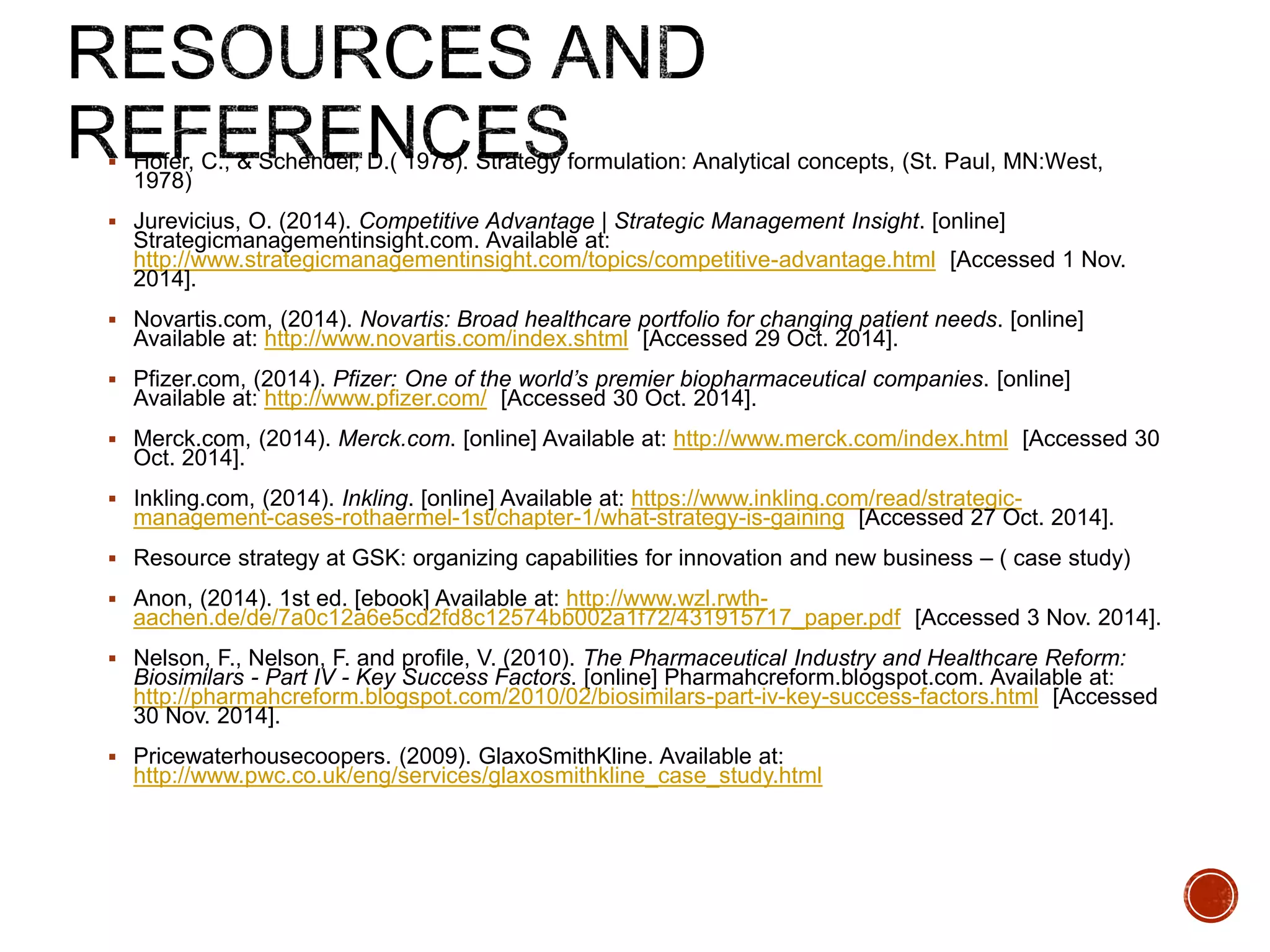 Case Study Analysis on GlaxoSmithkline | PPTX