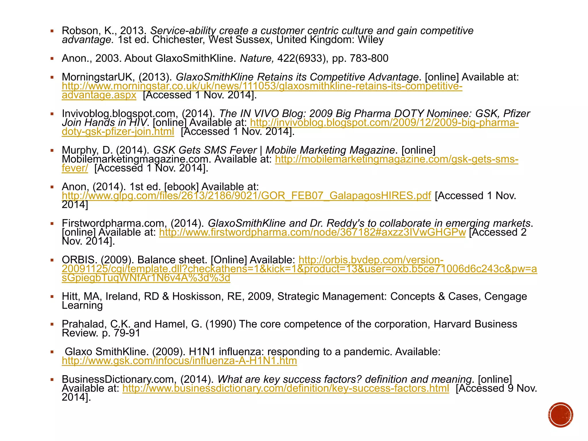 Case Study Analysis on GlaxoSmithkline | PPTX