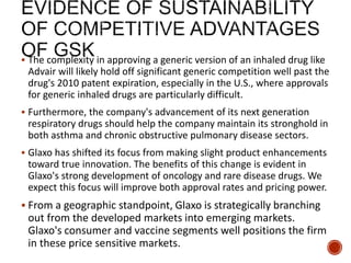 Case Study Analysis on GlaxoSmithkline | PPTX