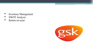 Gsk financial report ppt | PPTX