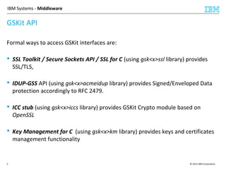 IBM Global Security Kit as a Cryptographic layer for IBM middleware | PPT | Operating Systems ...
