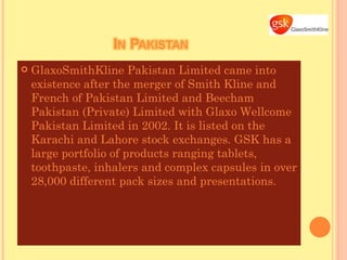 Gsk m anagement | PPT | Pharmaceutical Industry | Industries