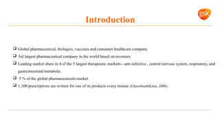 GSK company Presentation information about compay | PPTX