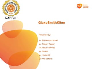 Gsk organizational presentaion | PPTX