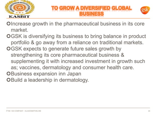 Gsk organizational presentaion | PPTX