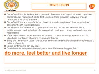 Gsk organizational presentaion | PPTX