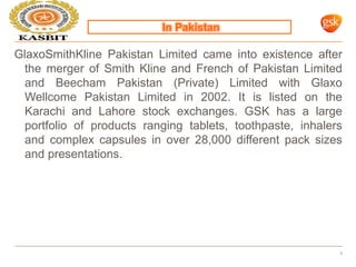 Gsk organizational presentaion | PPTX