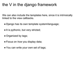 A gentle intro to the Django Framework | PDF