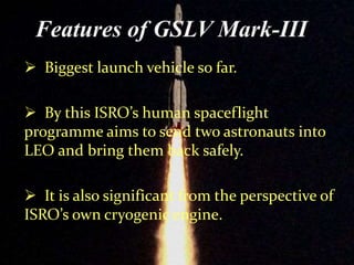 GSLV MARK 3 | PPTX