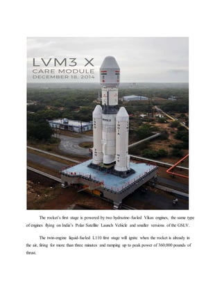 Gslv mk3 report | DOCX