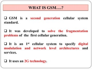 Gsm | PPTX