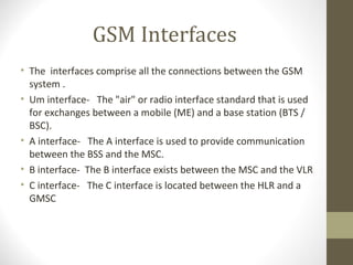 GSM and Basics of 3G | PPT | Computer Networking | Computing