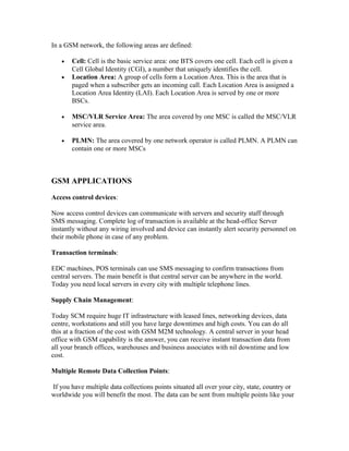 GSM - Global System For Mobile Communication | DOC