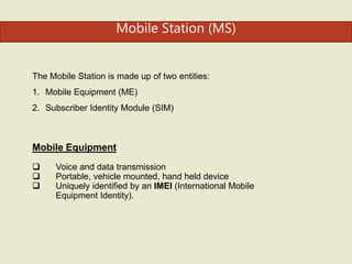 GSM(Global System For Mobile) Communication | PPTX