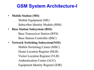 Global System for Mobile GSM | PPT
