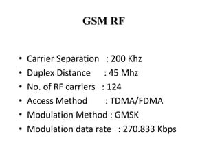 Global system mobile communication presentation. | PPT