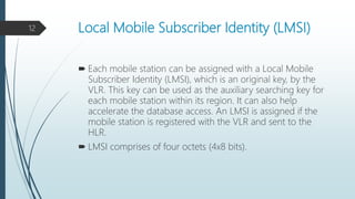 GSM - Addresses and Identifiers | PPTX