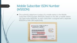 GSM - Addresses and Identifiers | PPTX
