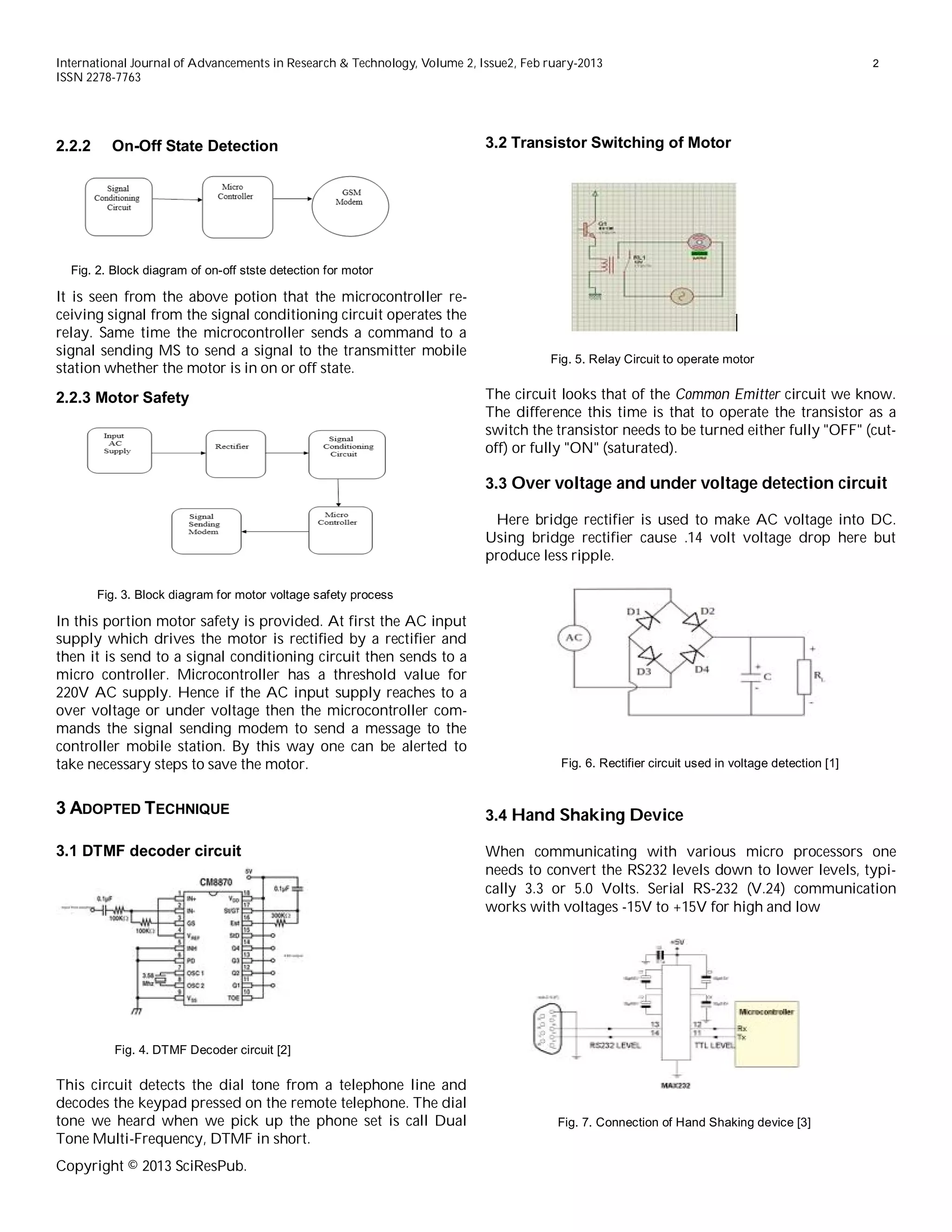 Gsm based-automatic-motor-control-and-protection-system(1) | PDF