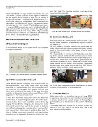 Gsm based-automatic-motor-control-and-protection-system(1) | PDF