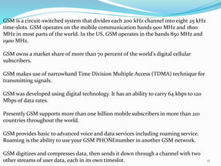 Gsm | PPTX