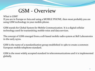 Gsm | PPTX