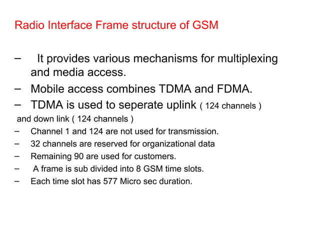 Introduction to Cellular Systems - GSM Services & Architecture ...
