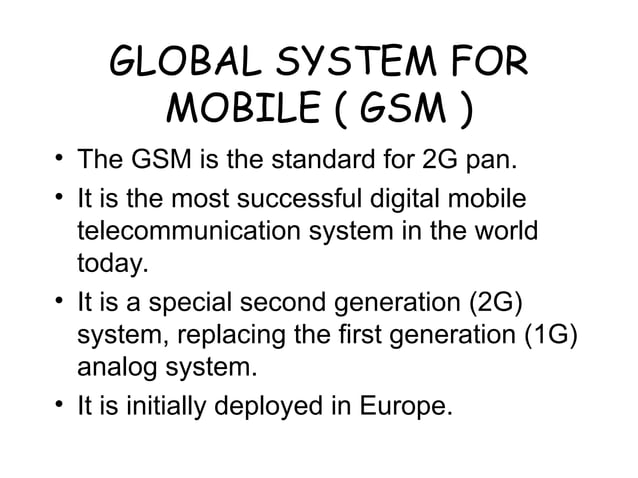 Introduction to Cellular Systems - GSM Services & Architecture ...
