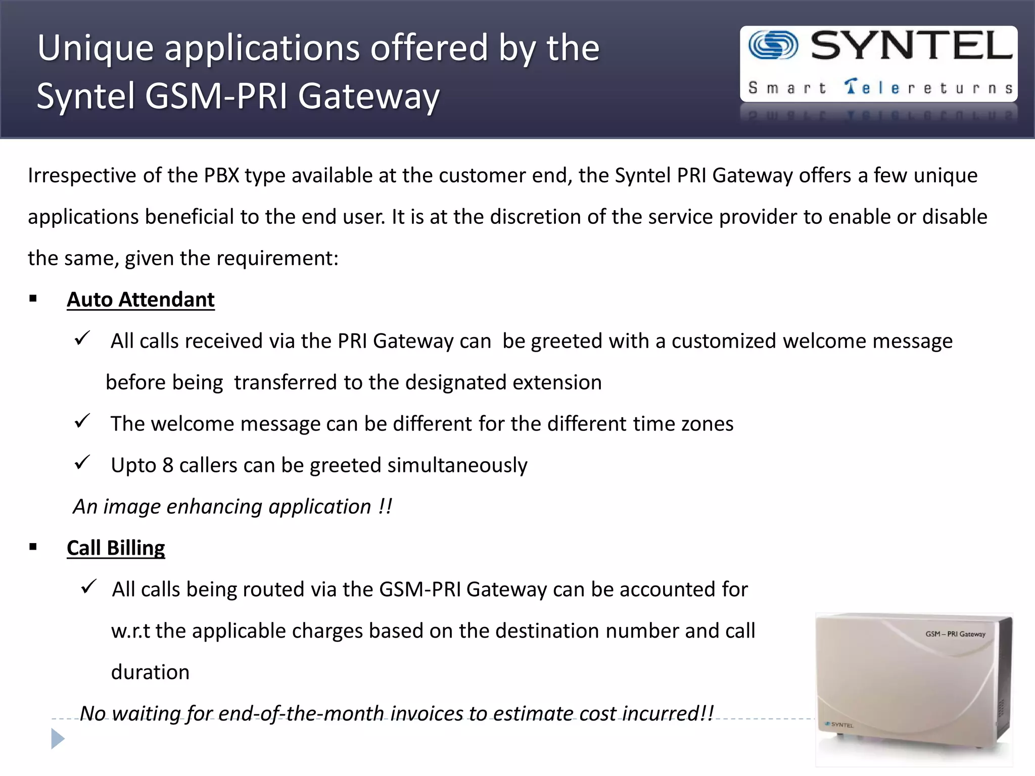 Gsm PRI Gateway | PDF