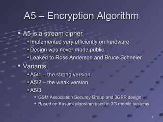 Gsm security | PPT | Smartphones | Consumer Electronics