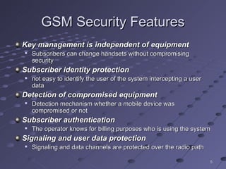 Gsm security | PPT | Smartphones | Consumer Electronics