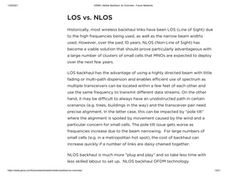 Gsma mobile backhaul an overview - future networks | PDF