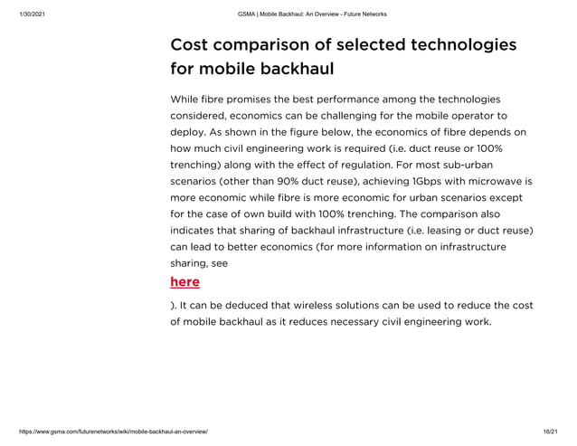 Gsma mobile backhaul an overview - future networks | PDF | Internet ...