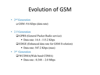 Gsm and edge | PPT