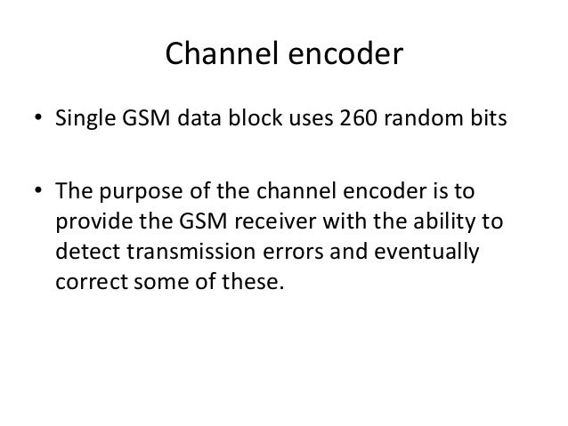 Gsm and edge