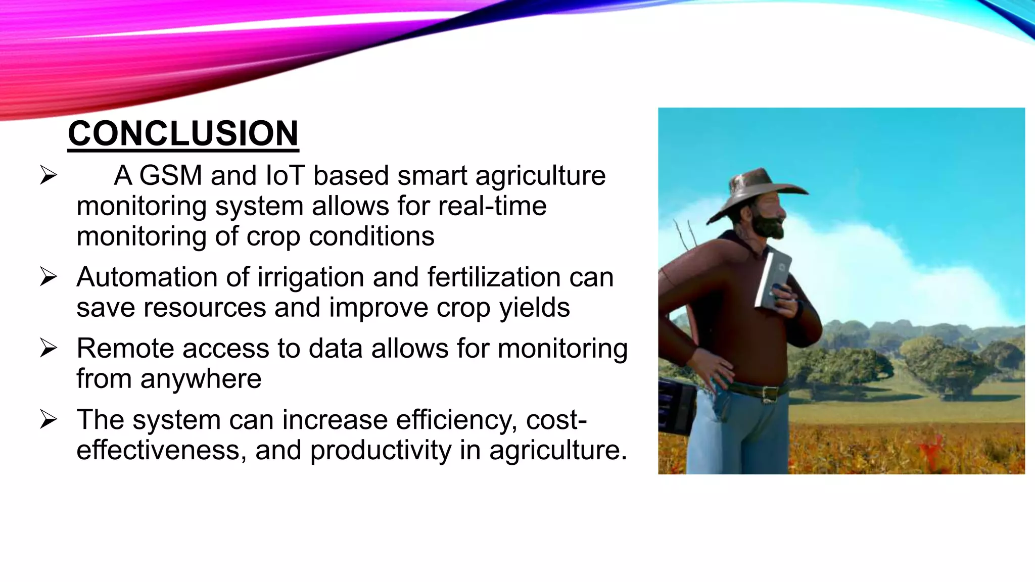 GSM and IoT based Smart Agriculture monitoring system. Date-12 Jan-2023 ...