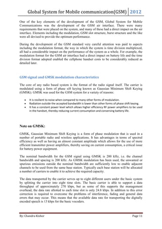 Gsm (an overview) | PDF