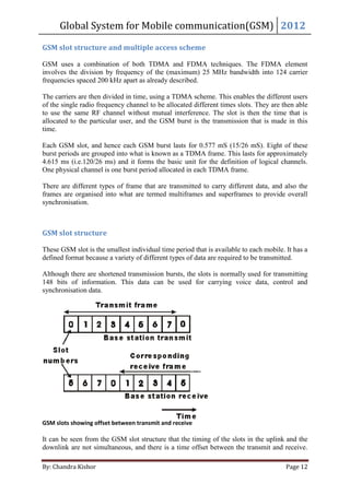 Gsm (an overview) | PDF