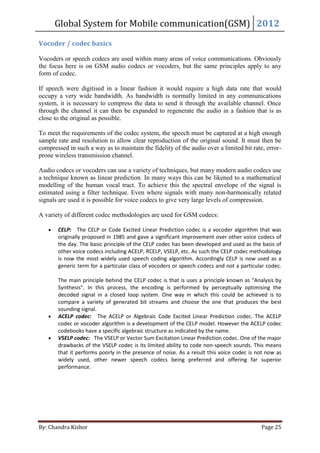 Gsm (an overview) | PDF