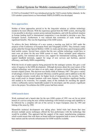 Gsm (an overview) | PDF